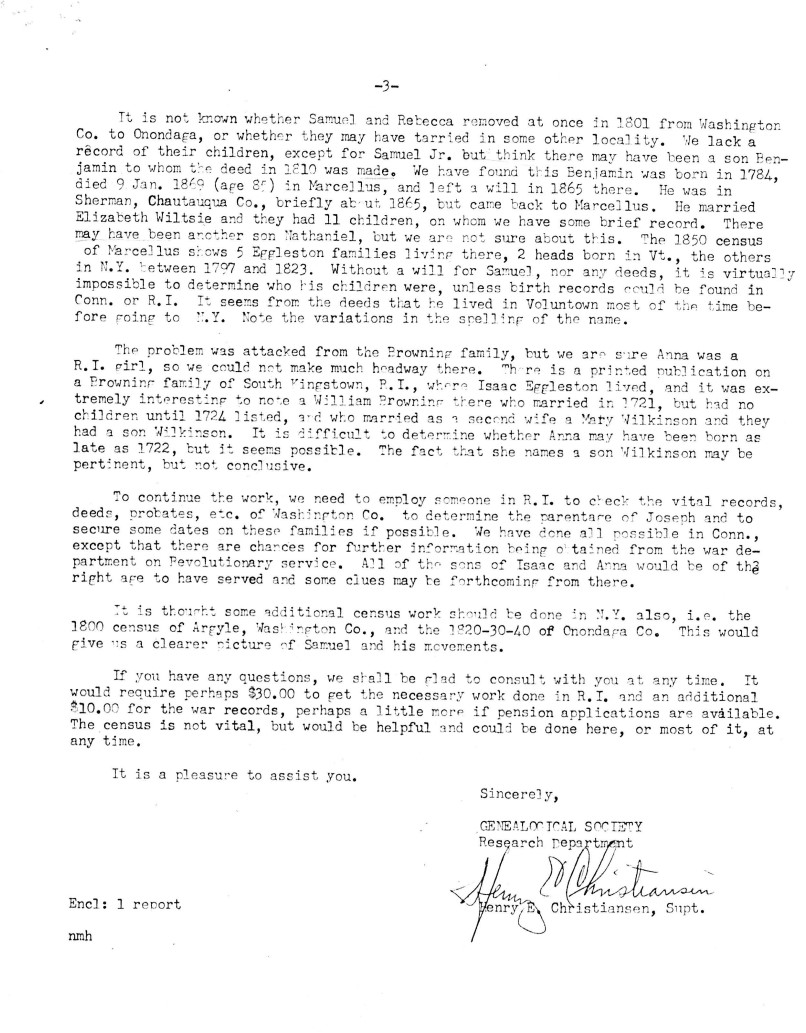 Eggleston Roots - Remembering ancestors by sharing information, stories ...